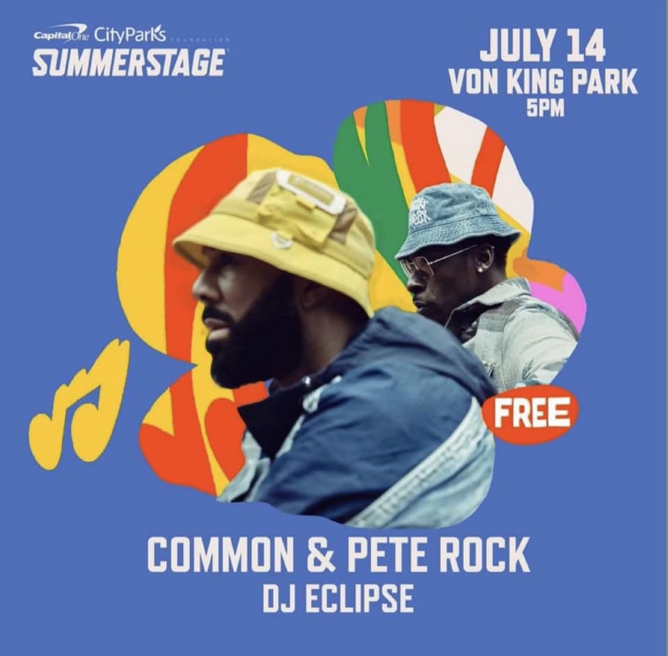 Common x Pete Rock x DJ Eclipse, Free Show in NYC (7.14.2024) « GRNDGD