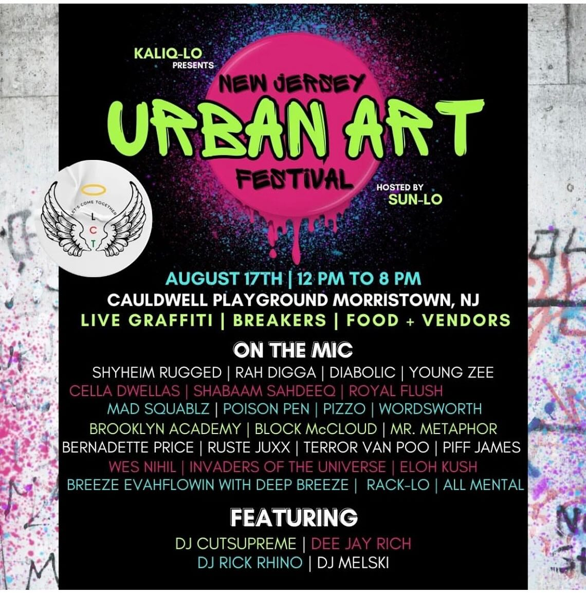 New Jersey Urban Art Festival (Aug 17th, Morristown, NJ) « GRNDGD